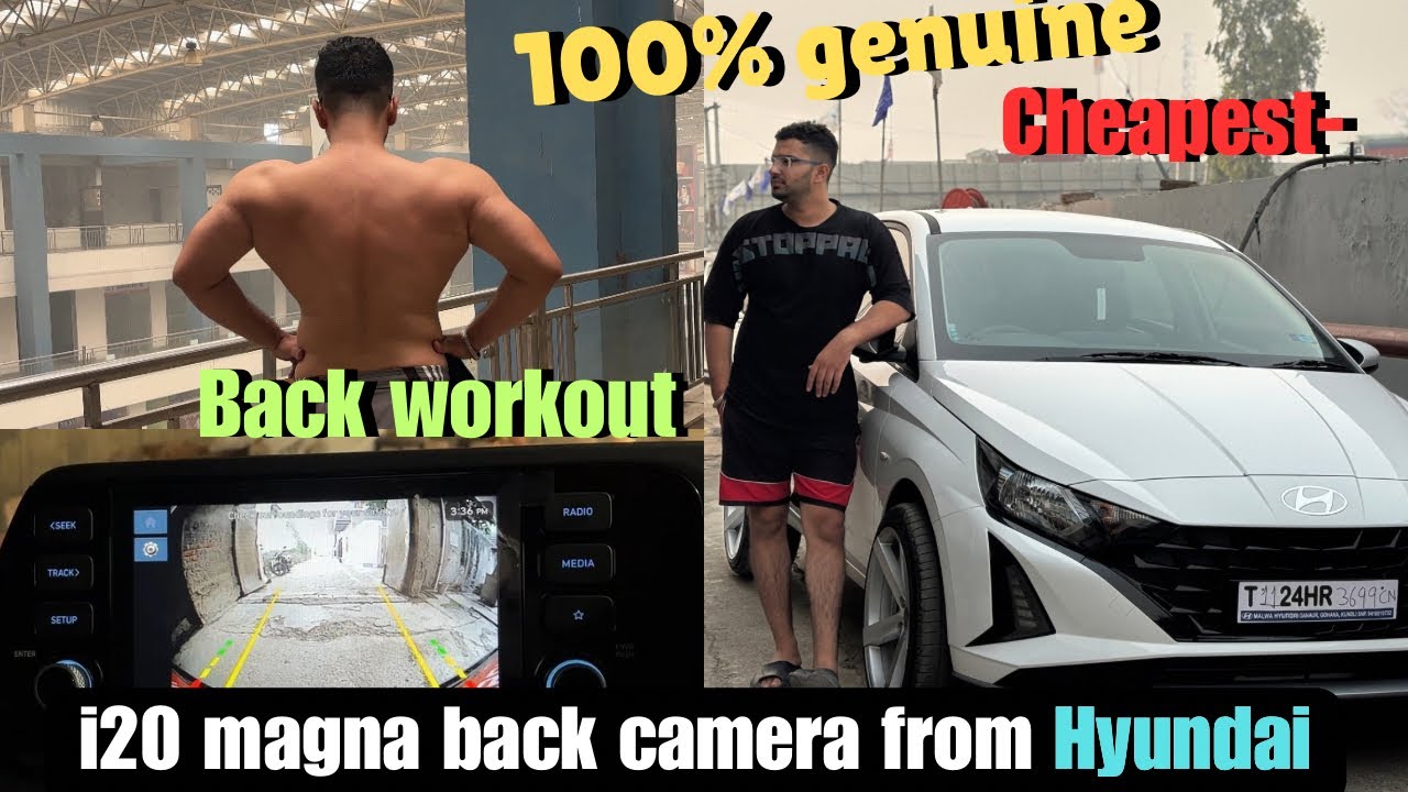 i20 magna back camera installed from Hyundai (cheapest) ll 100% genuine ...