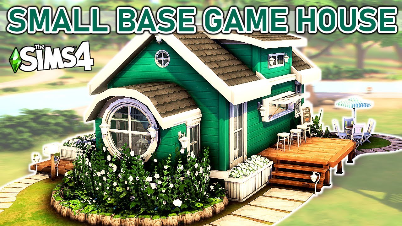 SMALL BASE GAME HOUSE | Base Game only | The Sims 4 Stop Motion Build ...