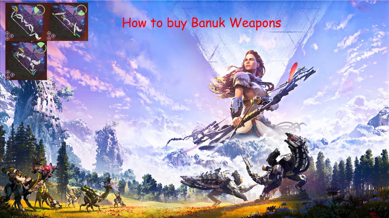 Horizon Zero Dawn - How to buy Banuk Weapons and Armors Tutorial 4K ...