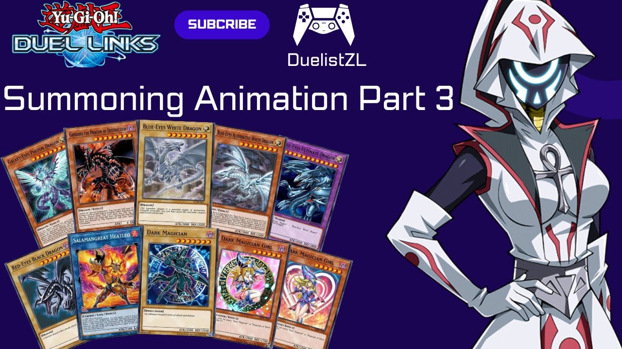 Yu-Gi-Oh! Duel Links Summoning Animation Part 3 - YouTube