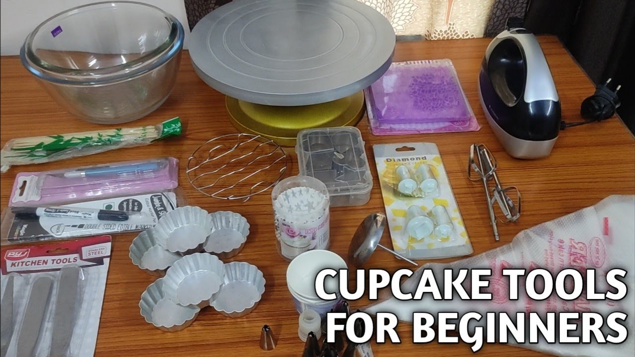 Free Cupcake Class For Beginners|Episode 1|Base Tools For Cupcake ...