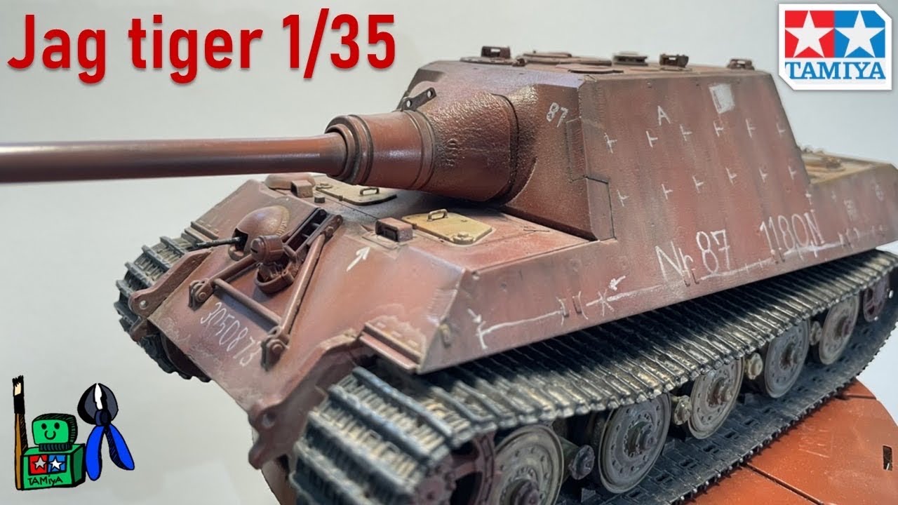 รีวิวชั้นต่ำ ep12 jag tiger 1/35 รีวิว - YouTube