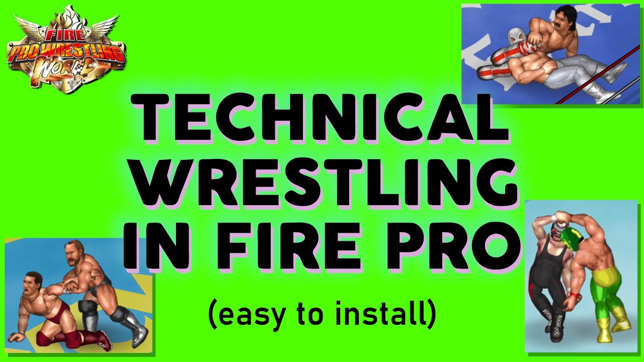 Fire Pro Wrestling World: Stand-alone chain wrestling mod - YouTube