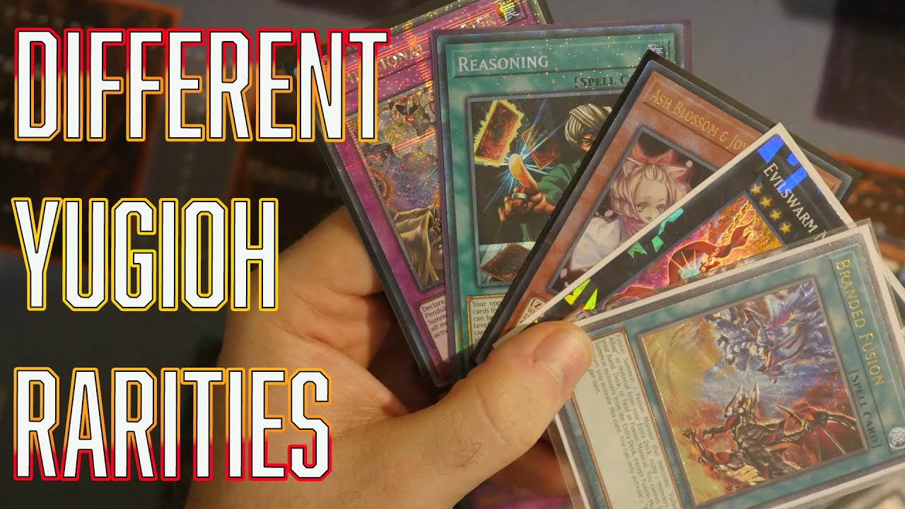 YUGIOH TCG Rarities Detailed Guide! - YouTube