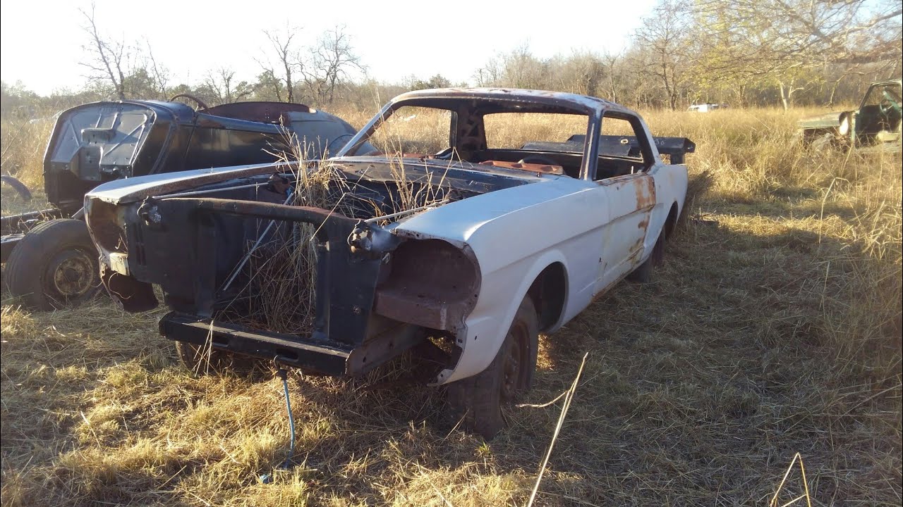 1966 Mustang Coupe Body Shell Project Parts Car For Sale - YouTube
