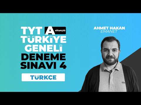 3D Türkiye Geneli Deneme Sınavı 4 - TYT A Kitapçığı Türkçe Soru Çözümleri