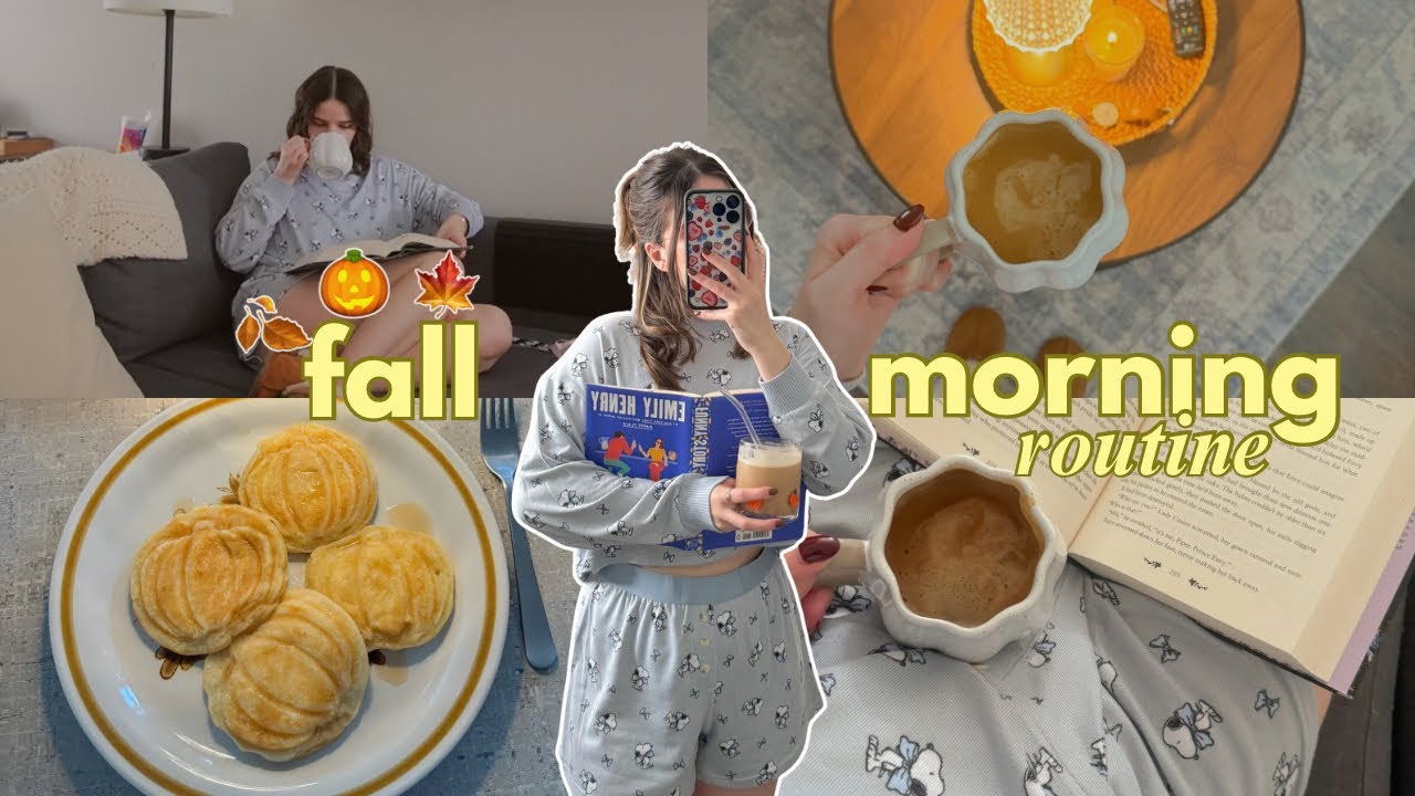 fall morning vlog | fall morning routine - YouTube
