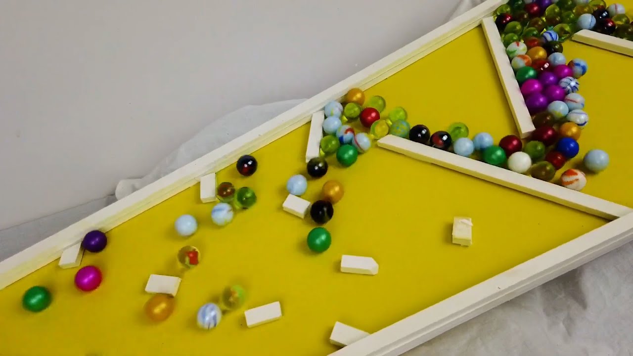 Marble Run Race ASMR - 100 and 500 marble balls - YouTube
