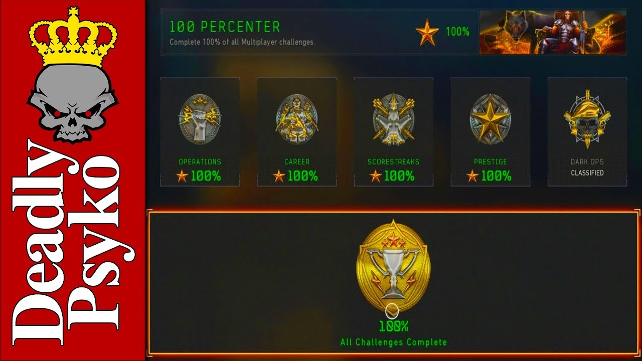 Black Ops 4 - Finally Got 100 Percenter! | w/ Tips to Get it Faster ...