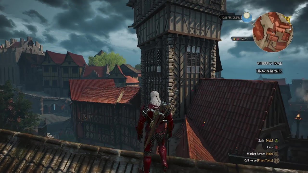 Exploring Hierarch Square's Roofs (Novigrad) | The Witcher 3 - YouTube