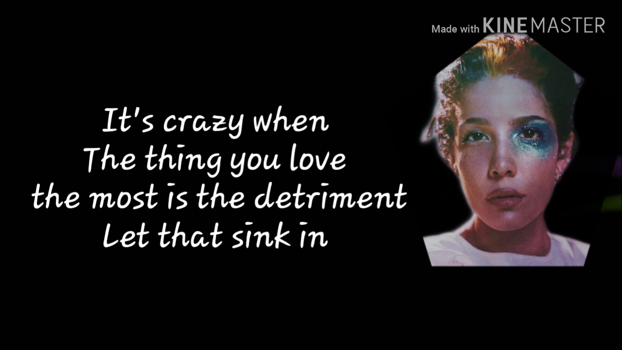 Halsey-Graveyard ( lyrics video) - YouTube