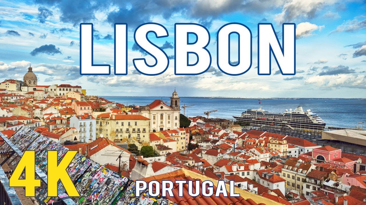 Lisbon 4K / Lisbon Walking Tour 2025 / Sights / Viewpoints / Portugal # ...