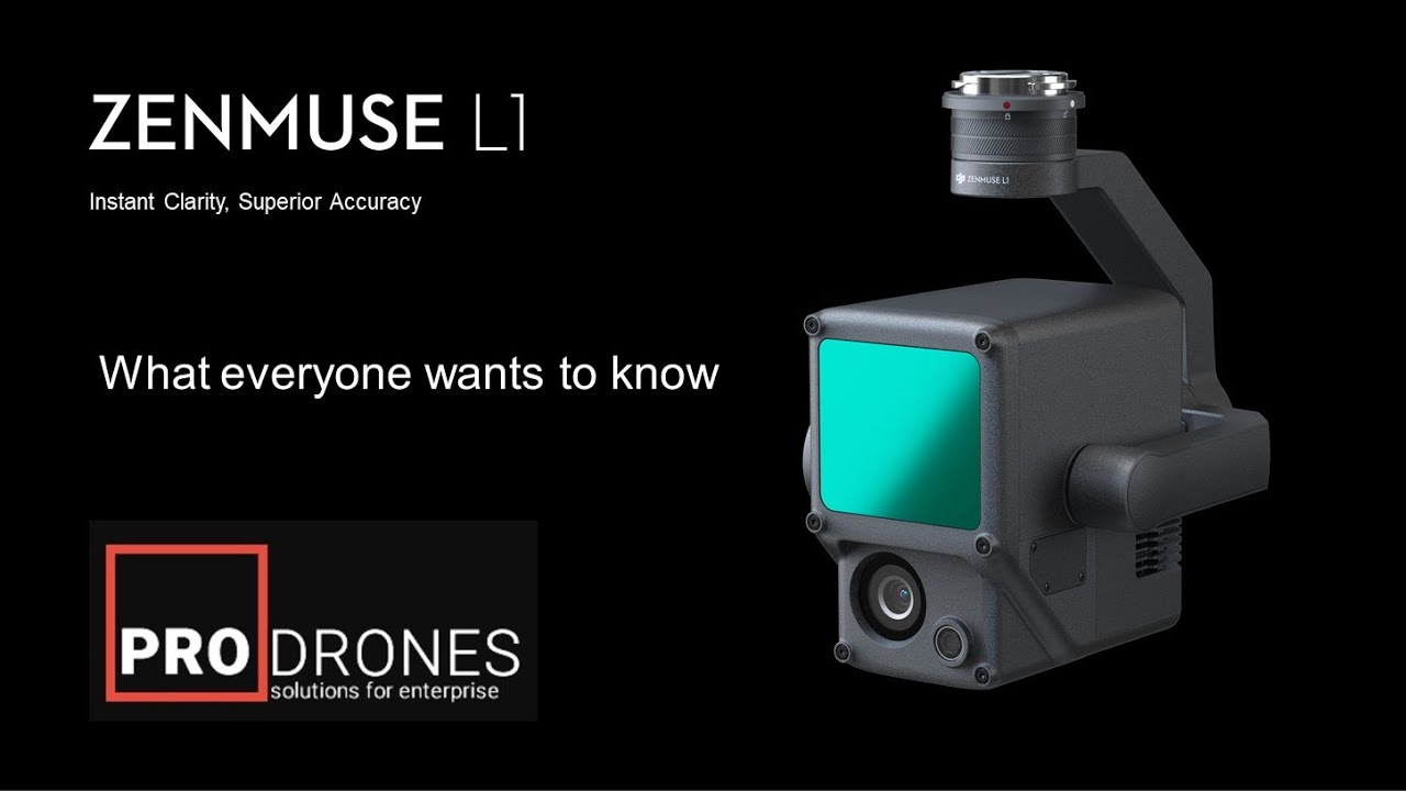 DJI Zenmuse L1 - What everyone wants to know - YouTube