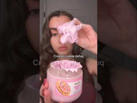 Was not expecting this skincare collab😭#crumbl #crumblcookies #dove #skincare