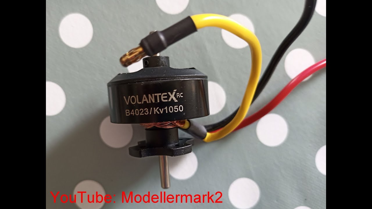 Unboxing of Volantex 4023 1050kv Motor and 9g MG Servos - YouTube