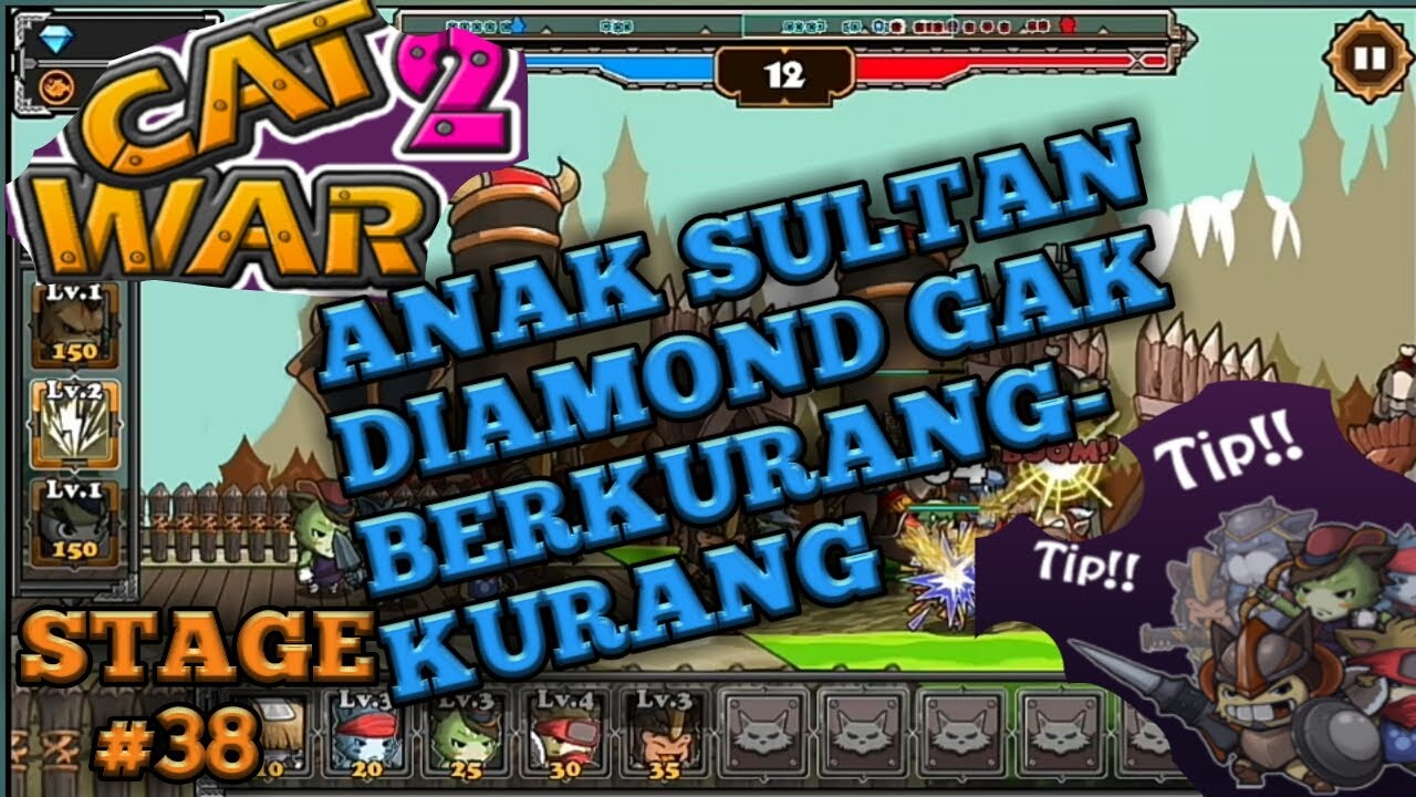 Cat War 2 Battle ATTACK Stage #37 VICTORY - YouTube