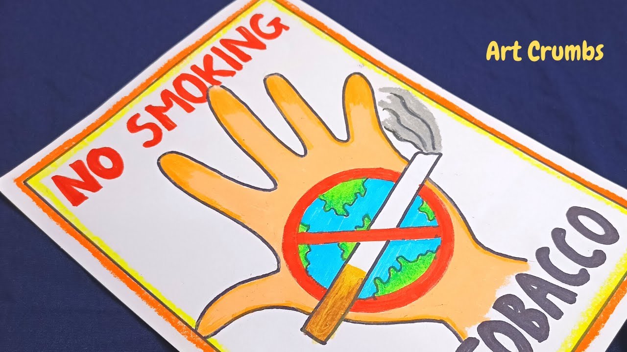 No Tobacco day drawing easy/No Tobacco poster /Easy drawing on no ...