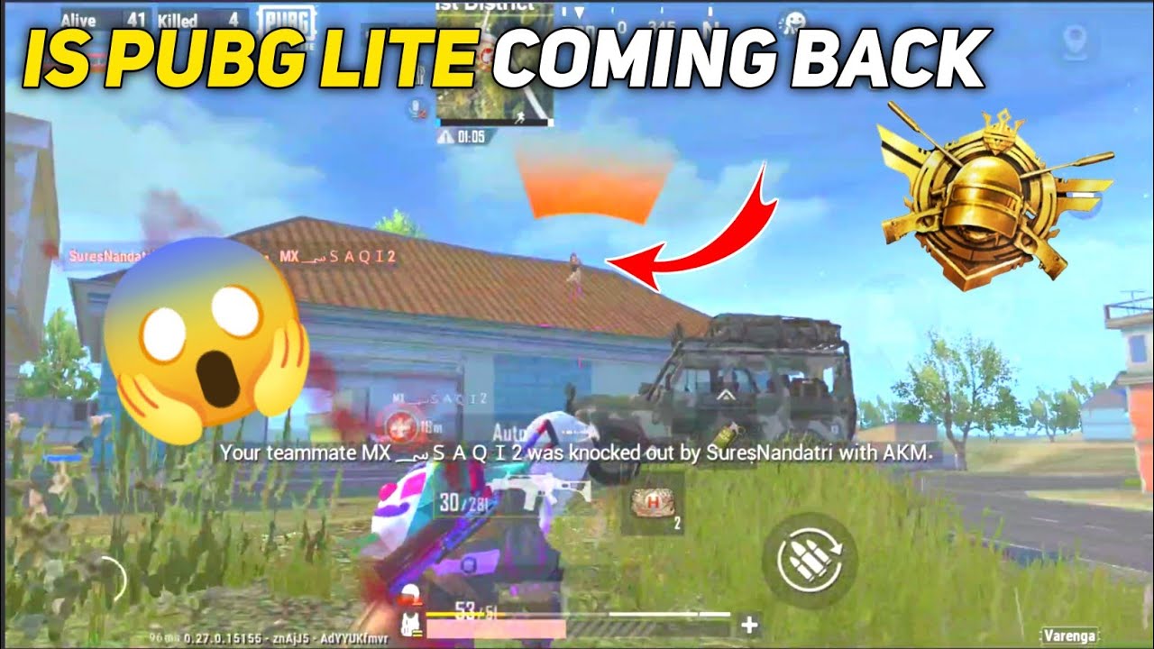 🥵🔥IS PUBG LITE COMING BACK | PUBG LITE CONTROL & SCOPE SETTING COMING ...