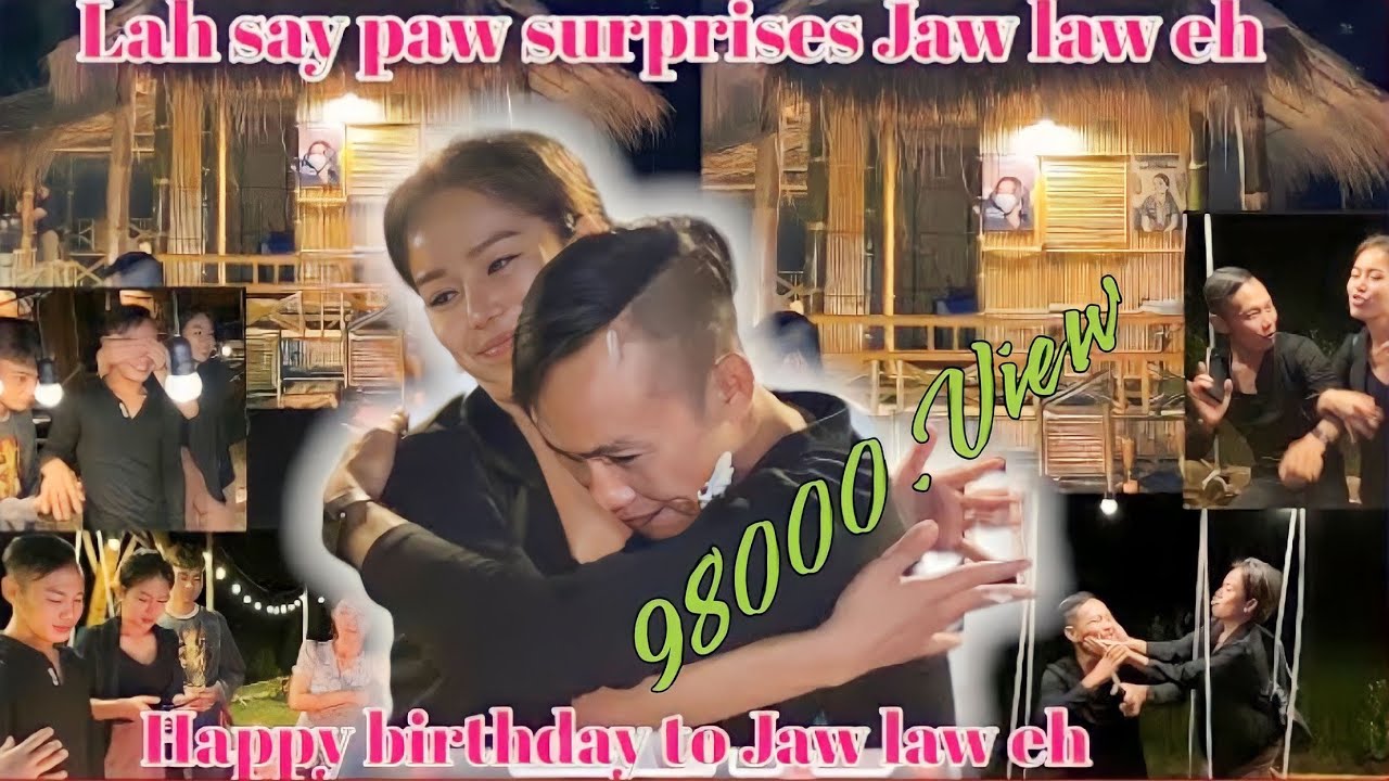 I see something 🤣 Jaw law eh happy day. Naw lah say paw make Jaw law eh shy and prank😂🤣😂 ️💓 ...