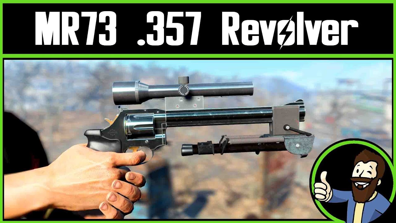 A Cool New Revolver! - Fallout 4 Mod Review: MR73 Revolver - YouTube
