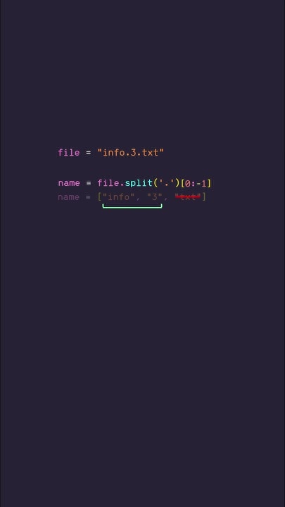 REMOVE File Extensions In Python!! #python #programming #coding - YouTube