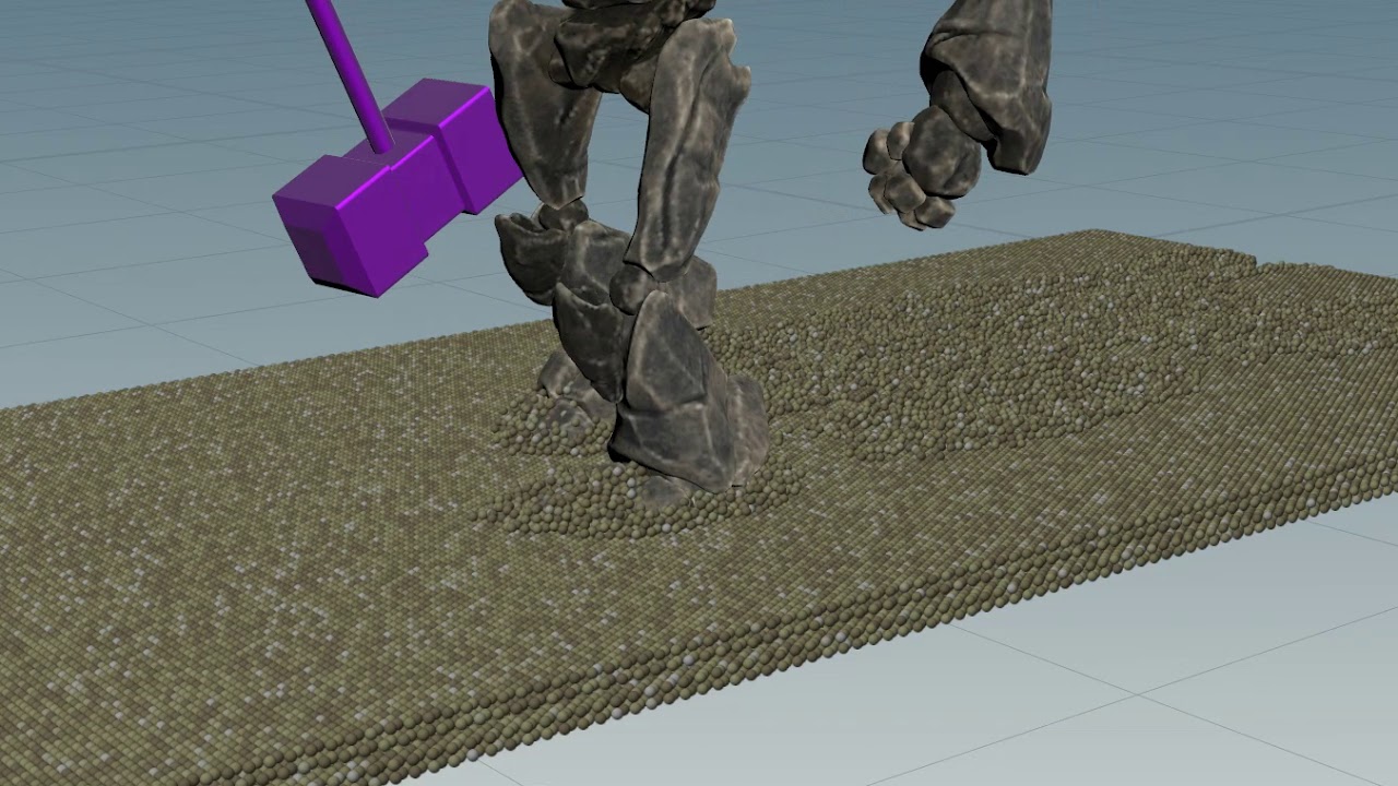 Houdini Sand test pt2 - YouTube