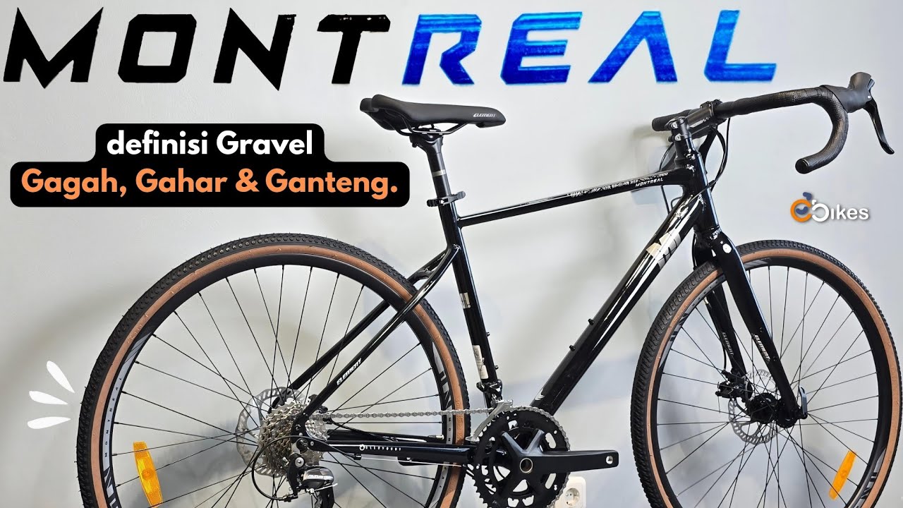 GAGAH BENER 💪! All-New Gravel BIKE Element Montreal! - YouTube