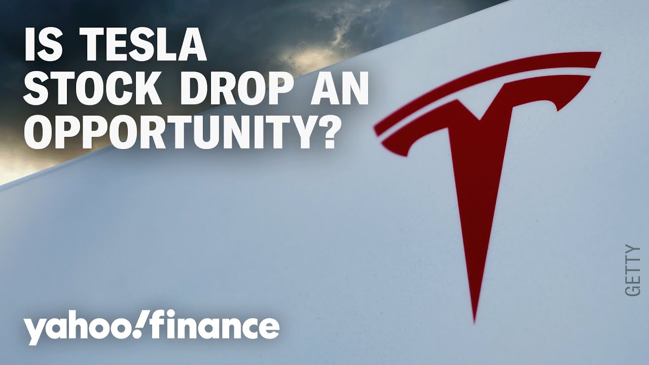 Tesla rises after biggest drop in 5 years - YouTube