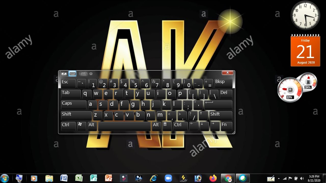 Tablet PC Input Panel//Use Keyboard On PC//AK Tech - YouTube