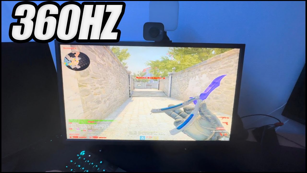 THE BEST CSGO MONITOR! (POV) 360hz - YouTube