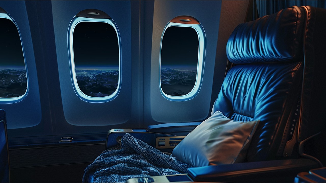 Jet Plane Engine Brown Noise | Relaxing Flight Sound | Dream, Sleep ...