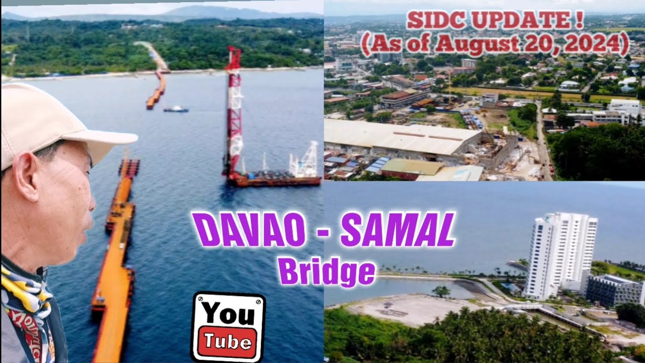 #latestupdate DAVAO-SAMAL CONNECTOR BRIDGE CONSTRUCTION ( As of August ...