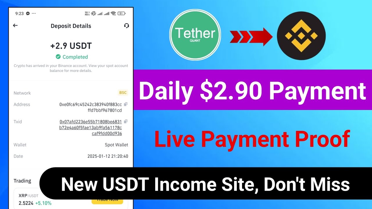 New Usdt Income Website | Usdt Money Making Website | trx usdt Mining ...