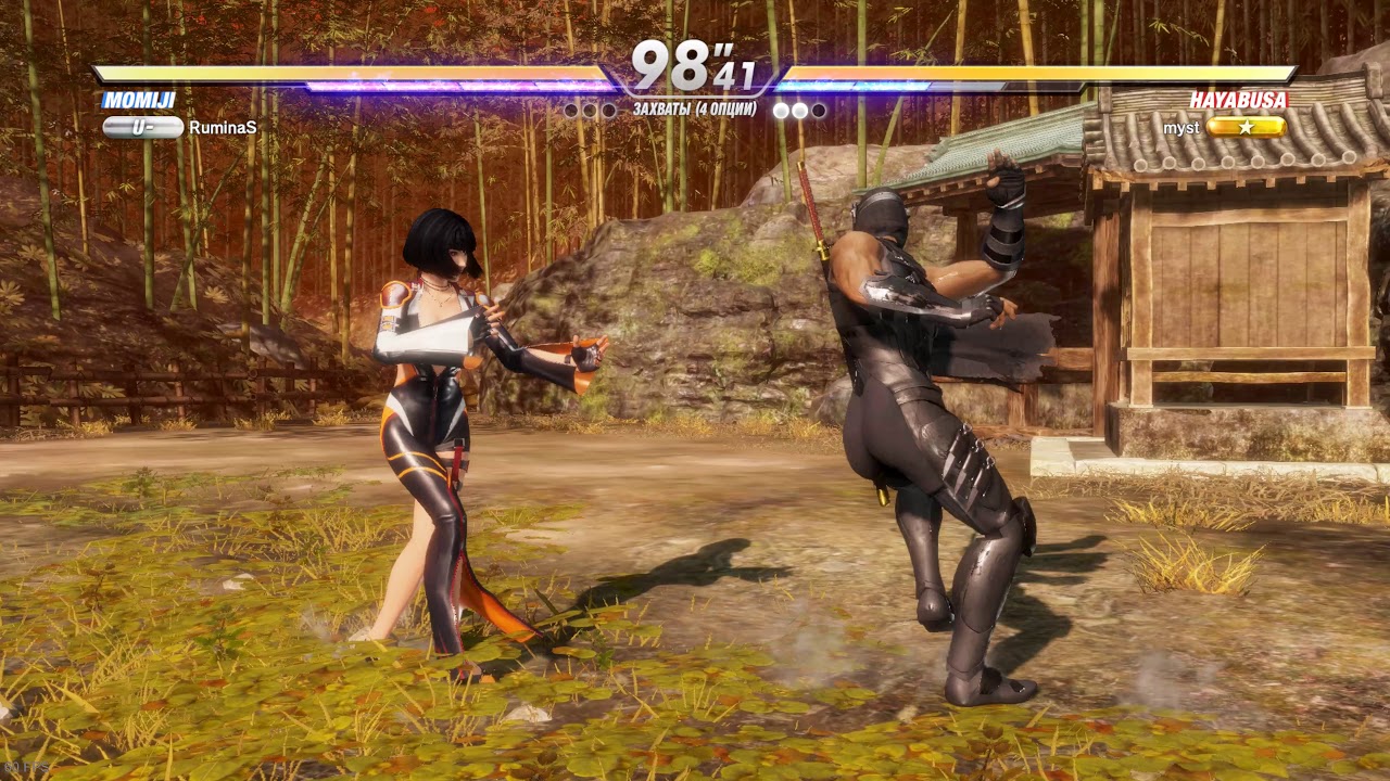 DOA6, myst, Hayabusa Vs RuminaS, Momiji, 4k - YouTube