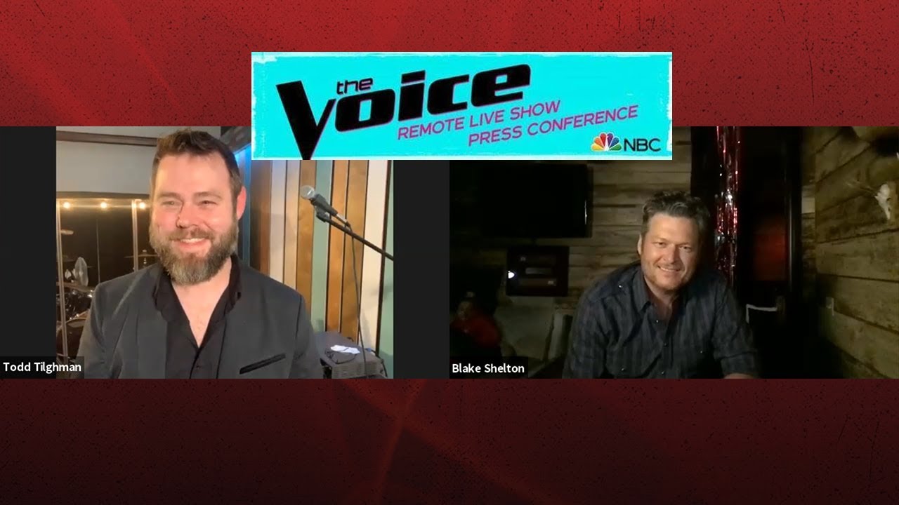 Todd Tilghman & Blake Shelton Press Conference | The Voice Season 18 ...