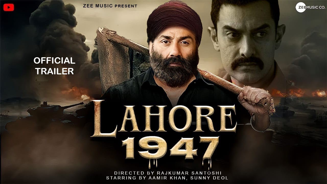 LAHORE 1947 | Official Trailer | Sunny Deol | Aamir khan production | Raj Kumar Santoshi ...