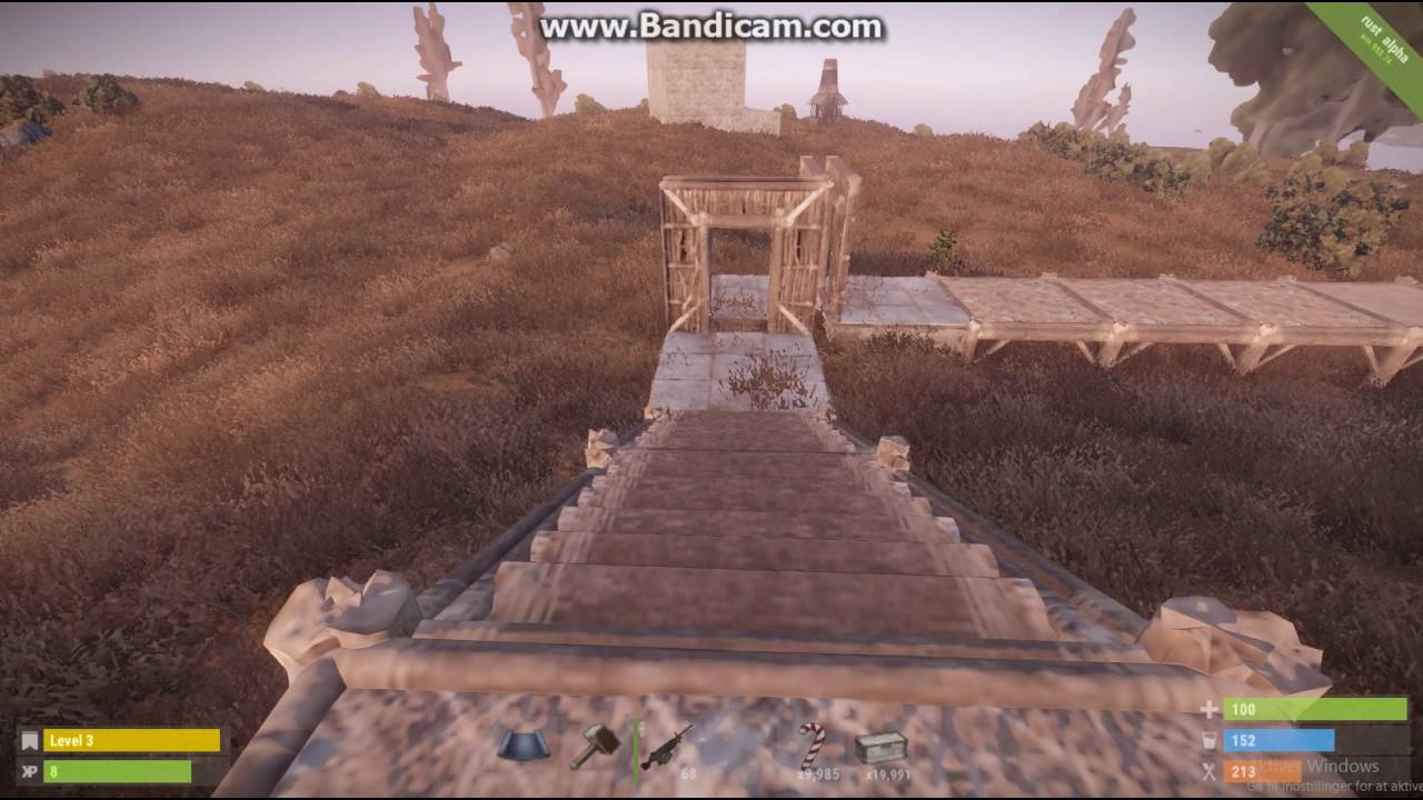 Rust - Double (square) walls - Raw w/ music - YouTube