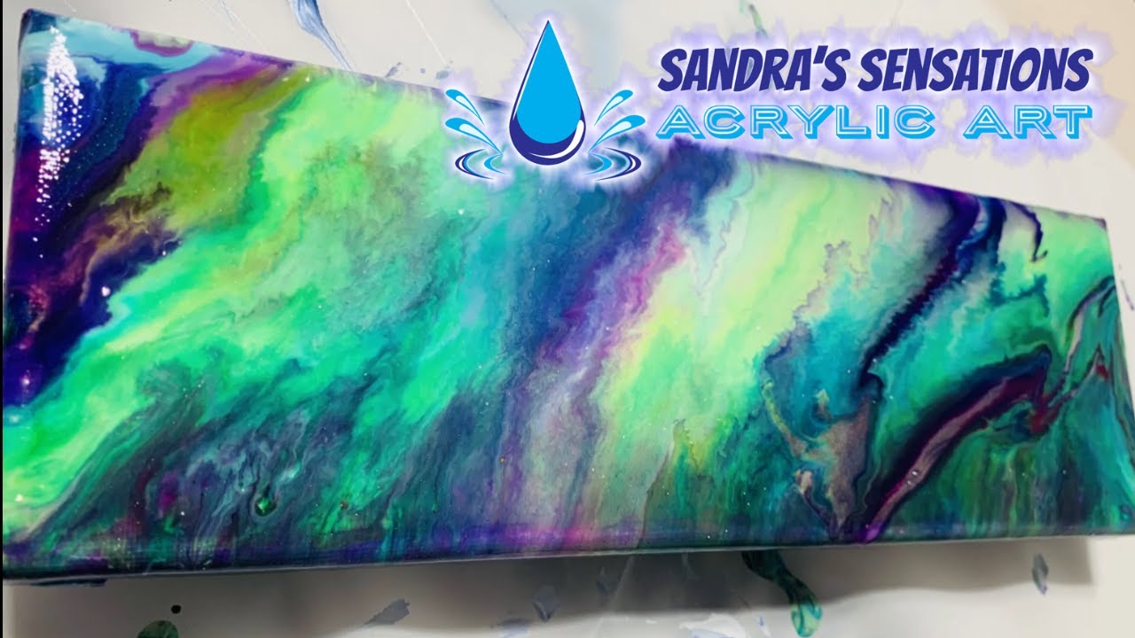 Trying My Hand With Acrylic Inks - YouTube