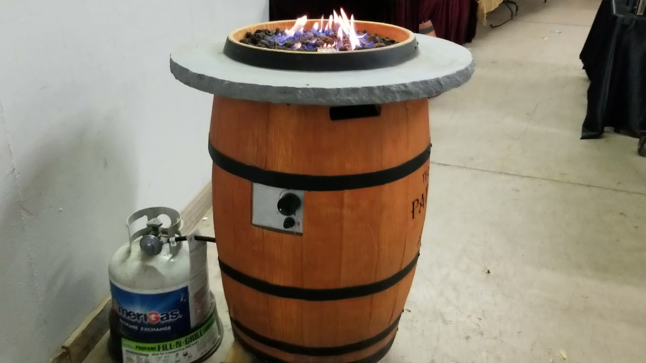 Lot #146...COOL Patron Barrel Fire Pit. - YouTube