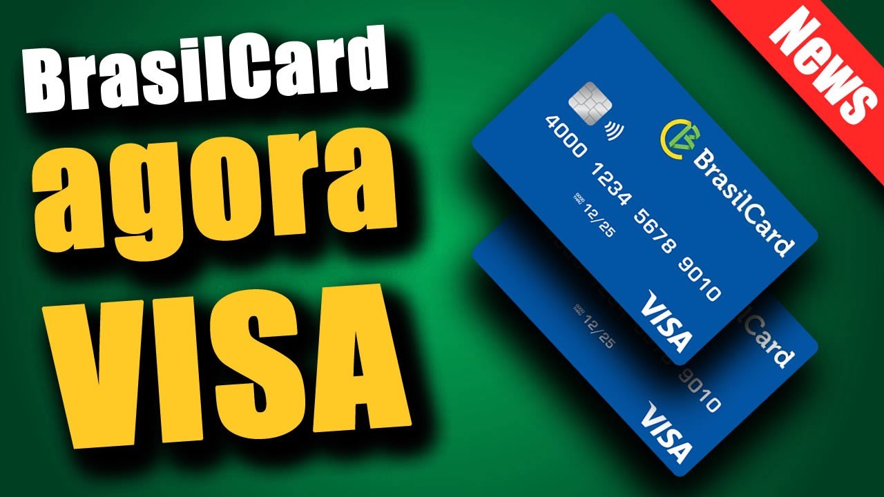 O CARTÃO DE CRÉDITO BrasilCard AGORA com BANDEIRA VISA conta digital e APP. - YouTube