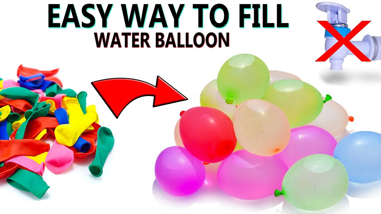 Holi Balloons | How to fill holi water balloons at home | easy way to ...