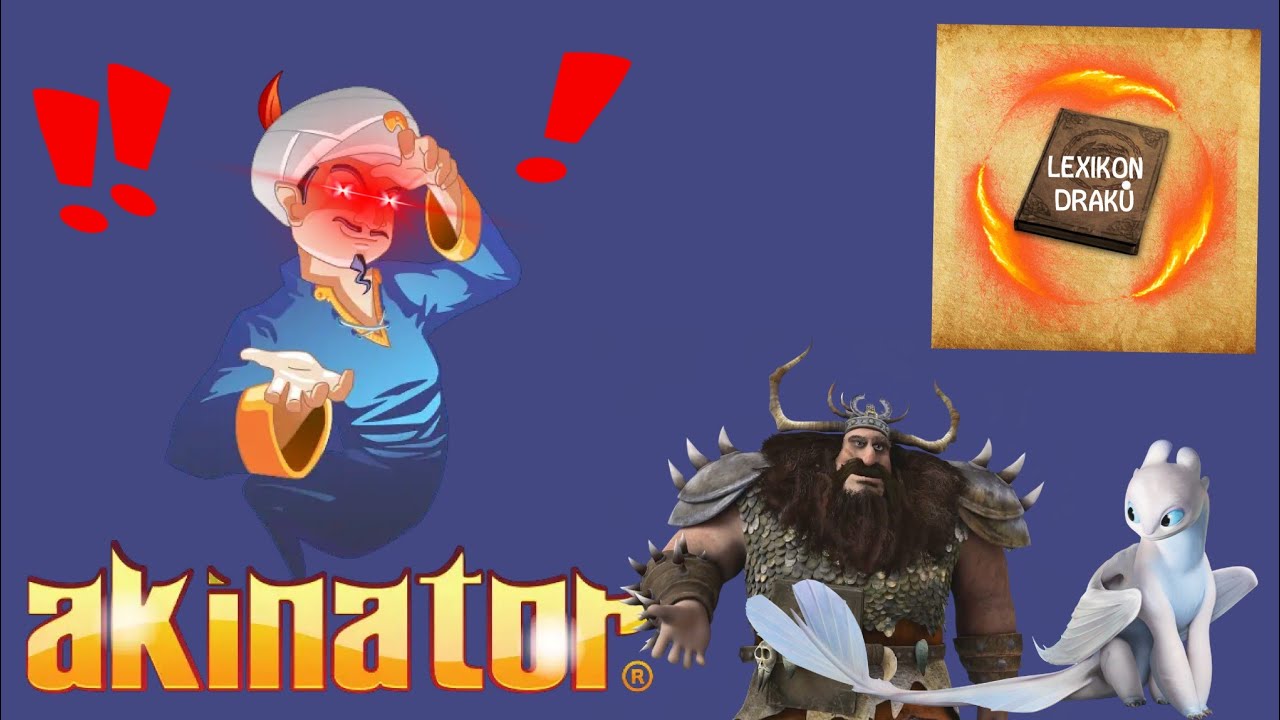 Zná Akinator Lexikona Draků?! / Lexikon Draků VS Akinator - YouTube