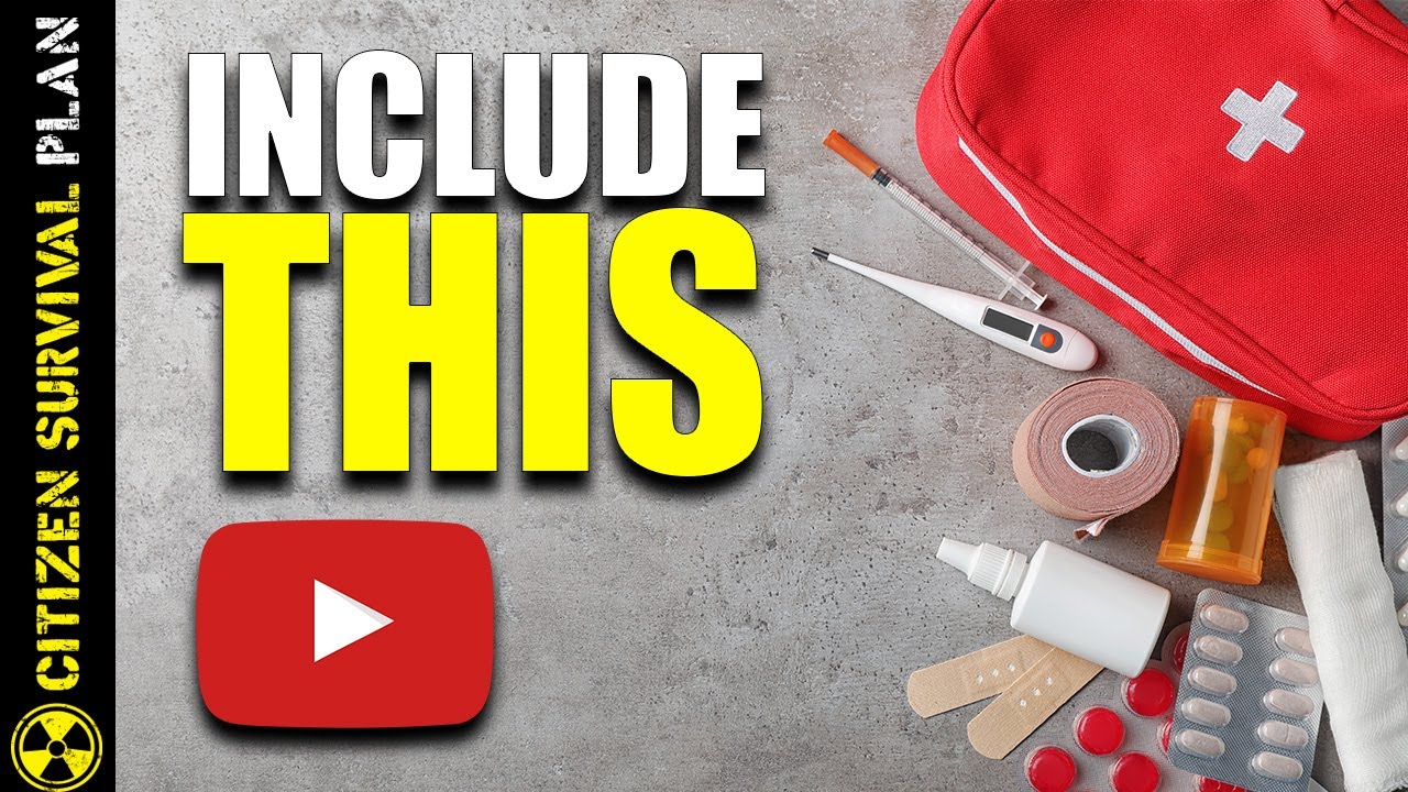 Prepper Tip: What to Include in your Emergency Medical Kit 🏥🤕 - YouTube