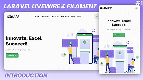 Laravel livewire and filament Web App - YouTube