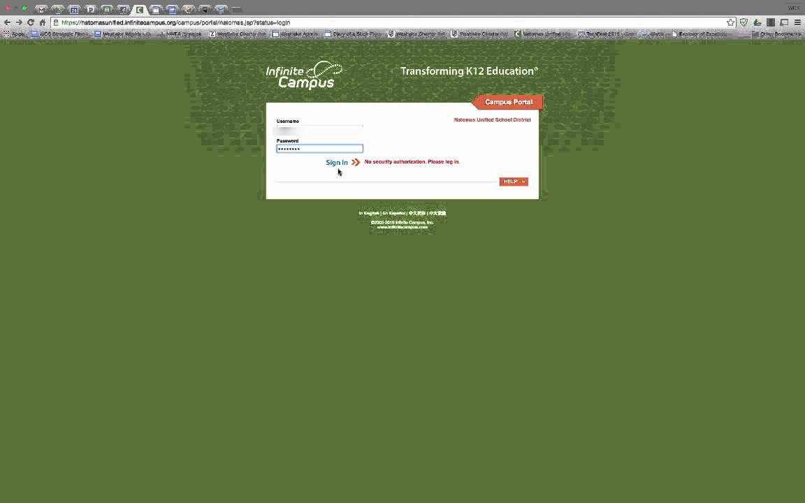 Logging into Infinite Campus Portal - YouTube
