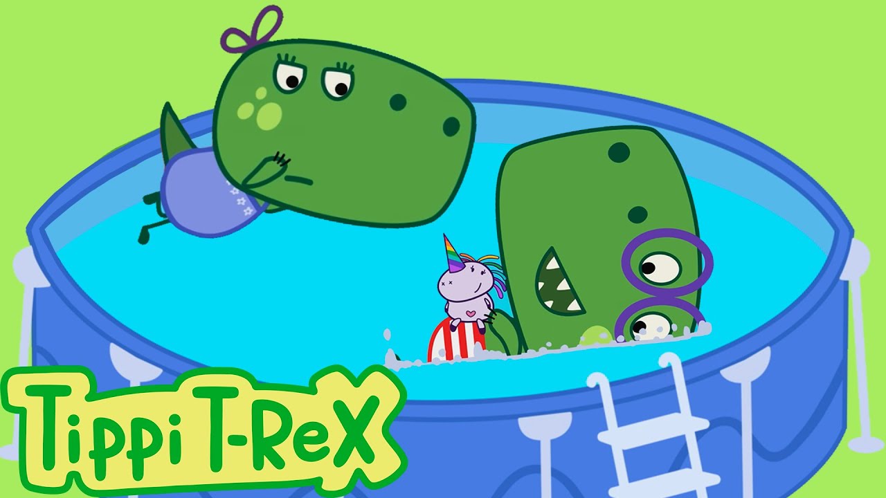 In the Swimming Pool like a Megalodon | Tippi T-Rex Full Episodes - YouTube