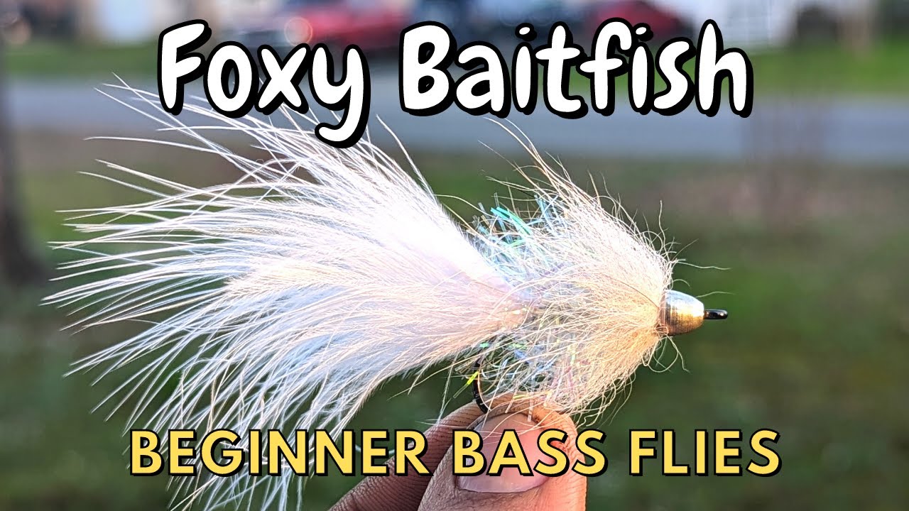 Beginners Bass Fly Tying Series!!! Part #1: The Foxy Baitfish - YouTube