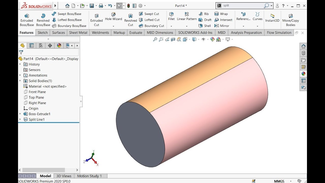 Solidworks Tips Creating Split Line To Split Surface In Solidworks solidworks-tips-creating-split-line-to-split-surface-in-solidworks