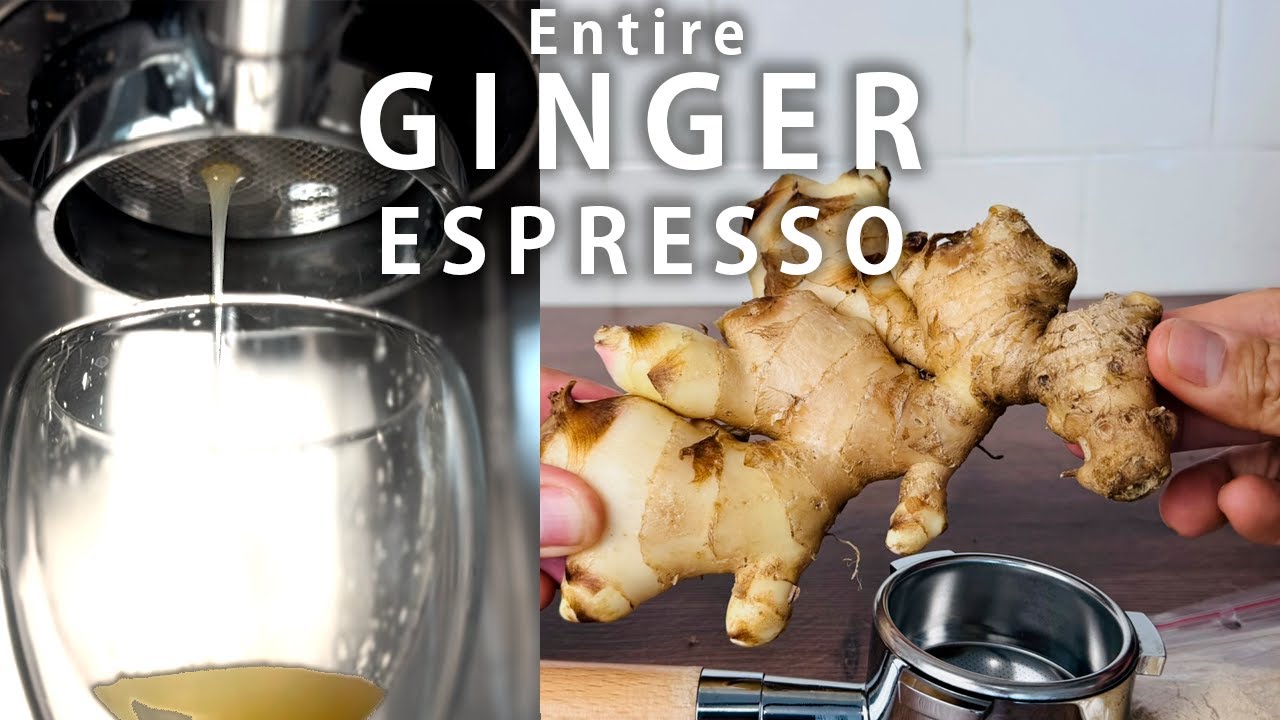 I made GINGER Espresso (Should it Coffee?) - YouTube
