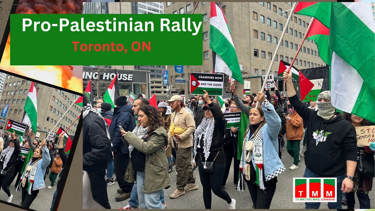 Pro-Palestinian Rally | Toronto, ON, Canada | Nov. 4, 2023. - YouTube